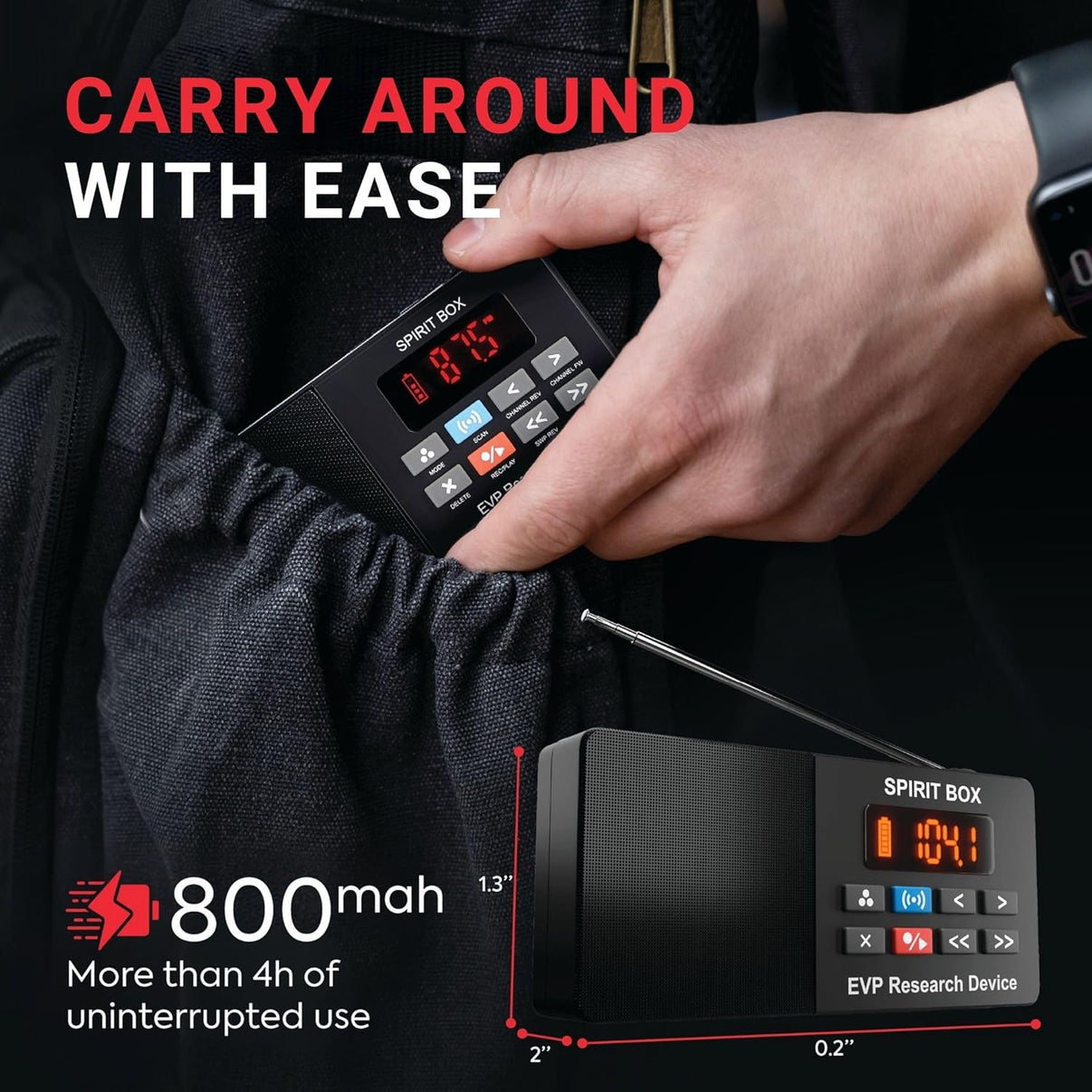 Spirit Box — Handheld EVP Ghost Hunting Equipment Kit – Paranormic