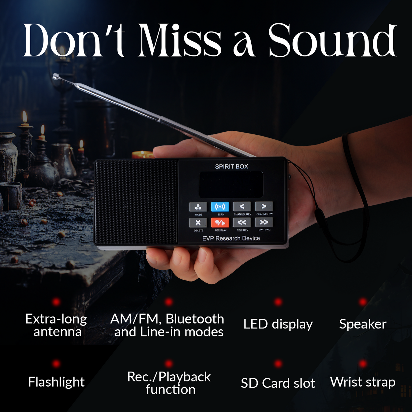 Spirit Box — Handheld EVP Ghost Hunting Equipment Kit – Paranormic